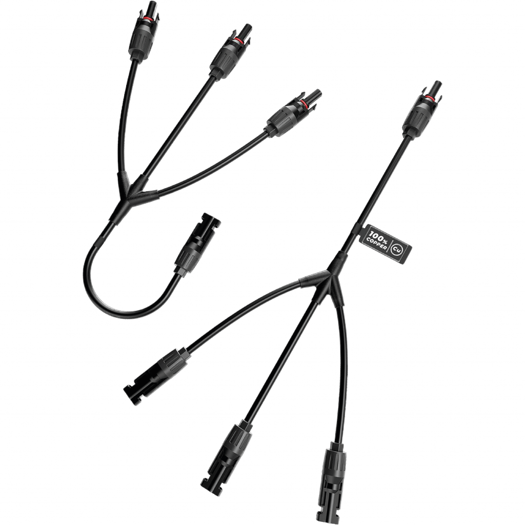 Conector MC4 tipo Y triple - La tienda Online de Energía Solar