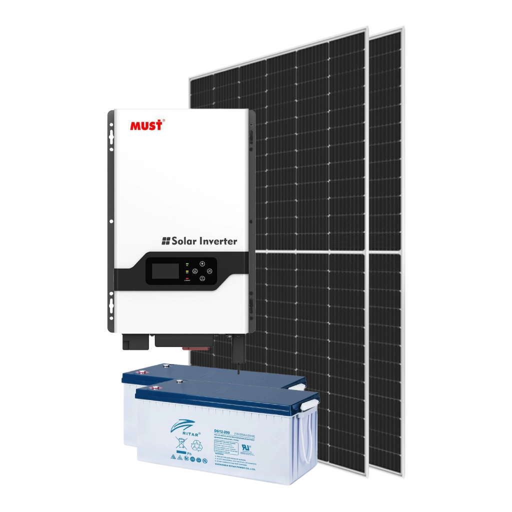 Kit Solar 3000Wh/Día con Inversor onda pura 2000W - La tienda Online de ...