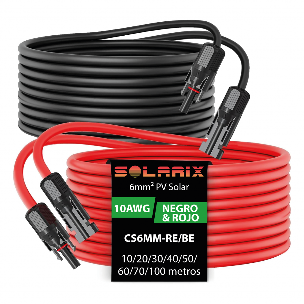 Cable Solar Fotovoltaico 10AWG - Alta Resistencia UV - La tienda Online ...